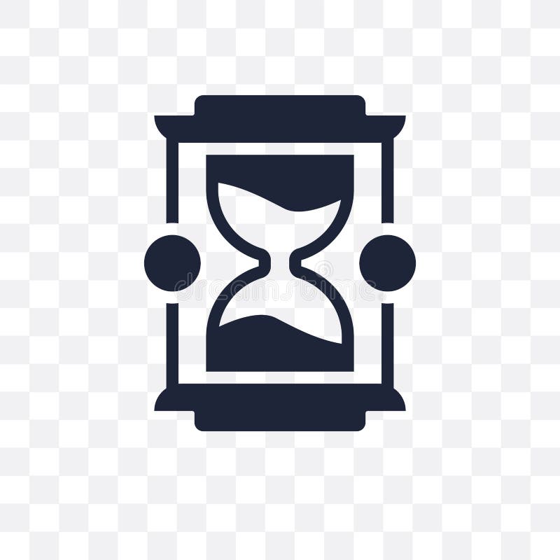 Icône Transparente De Sablier Conception De Symbole De Sablier Du Temps ...