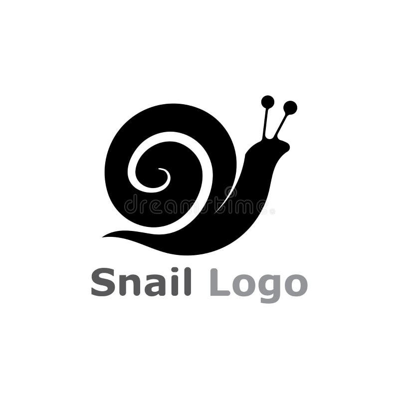 Icône Vectorielle Du Modèle De Logo De L'escargot Illustration Stock ...