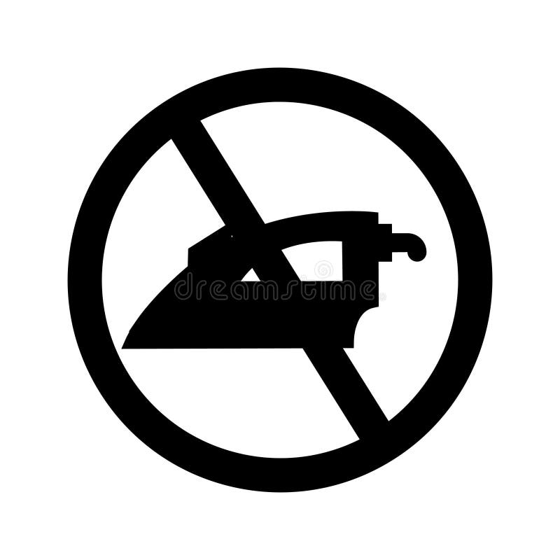 Icône Vectorielle Isolée Stop Iron Qui Peut Facilement Modifier ...