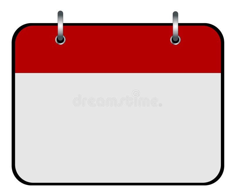 Icône vide de calendrier illustration de vecteur. Illustration du ...