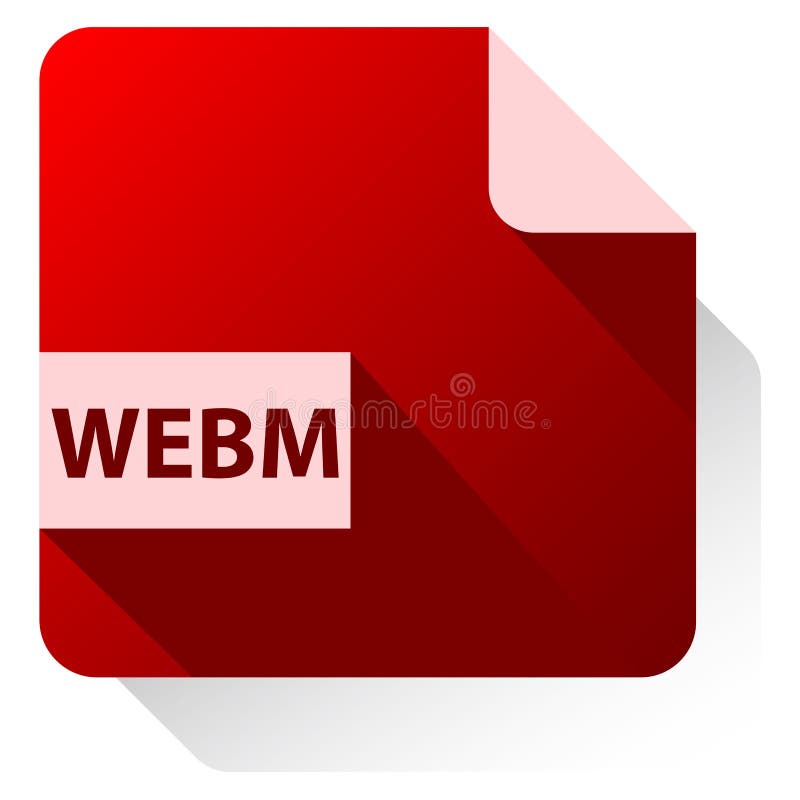 Icône Visuelle De Format De Webm Illustration Stock - Illustration du ...
