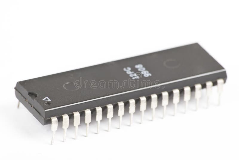 IC stock photo. Image of micro, electronic, close, microprocessor ...