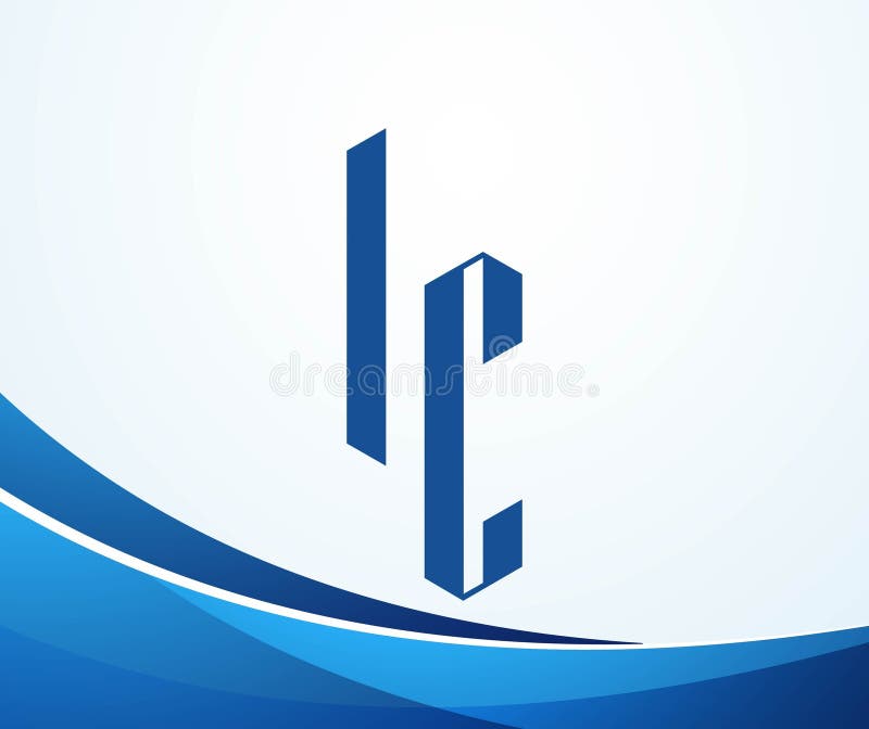 IC Alphabet Letter Logo Design Template Elements Stock Vector ...