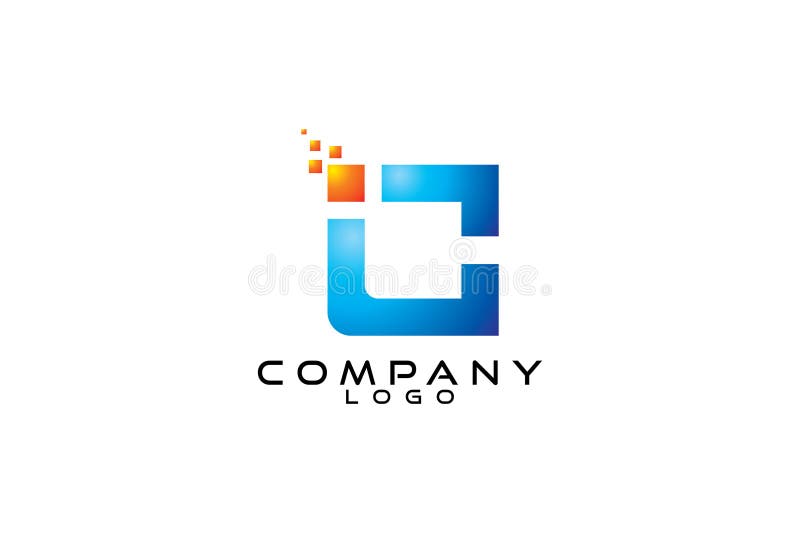 Ic, Ci Tech, Ict, it Logo Design Vector Stock Vector - Illustration of ...