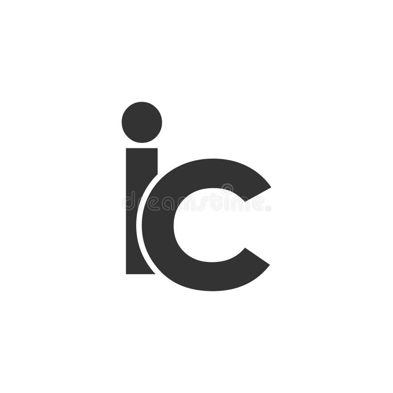 IC Creative Geometric Initial Based Modern and Minimal Logo. Letter I C ...