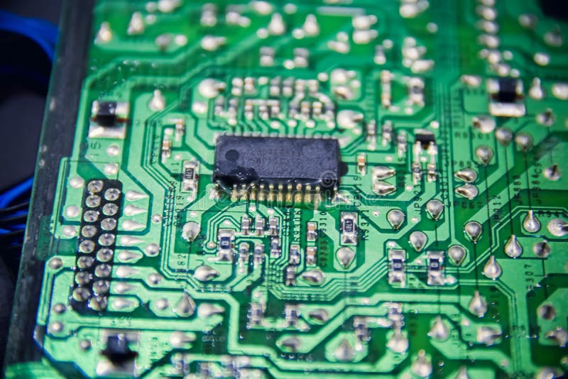 Complete main board stock photo. Image of diot, macro - 113268382