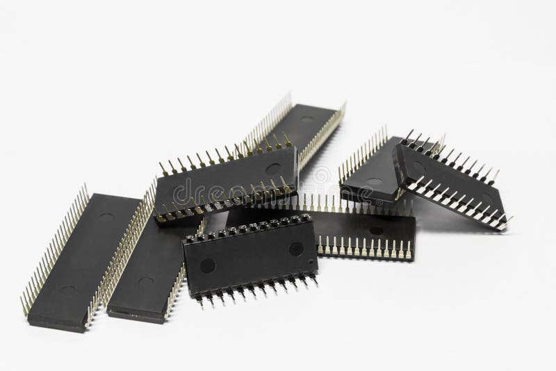 Integrated circuits stock photo. Image of electrical, science - 5291948