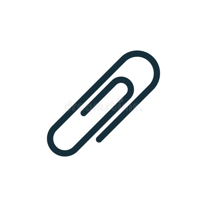 Icône d'agrafe illustration de vecteur. Illustration du dessin - 87800104