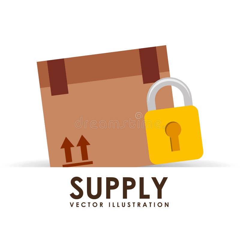 Icône d'approvisionnement illustration stock. Illustration du élément ...