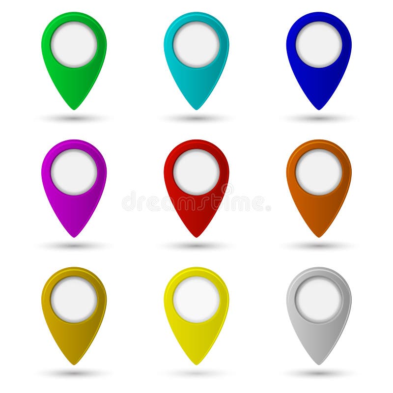 Symbole d'emplacement vert illustration de vecteur. Illustration du ...