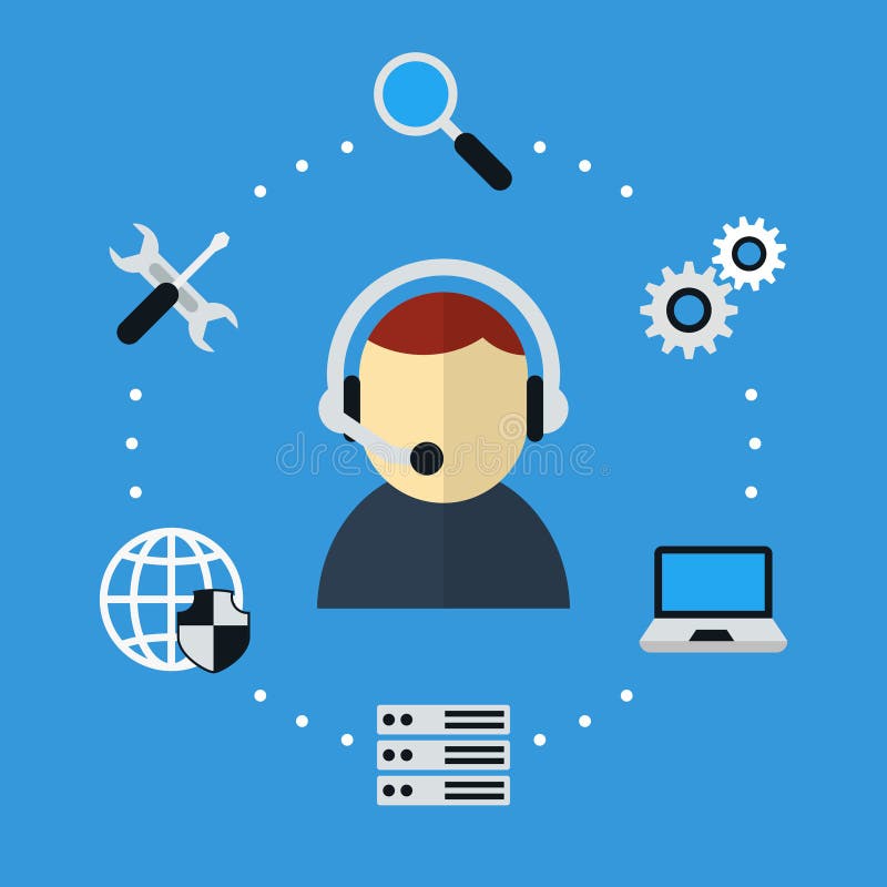 Ingénieur Informaticien Icon Illustration de Vecteur - Illustration du ...