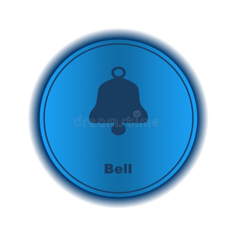Icône De Bell, Signe, Illustration Illustration Stock - Illustration du ...