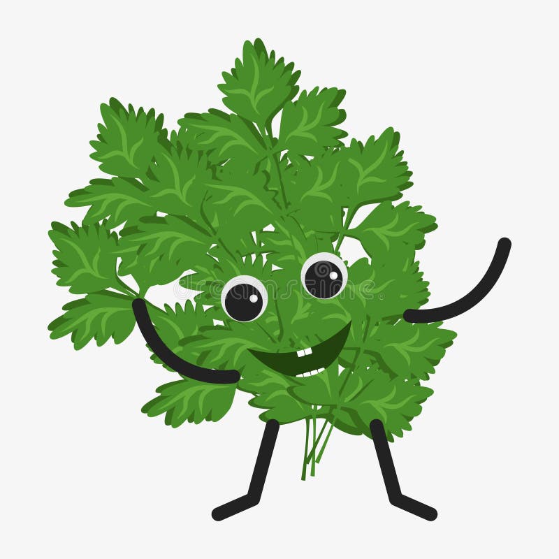 Icône De Caractère De Persil Illustration Stock - Illustration du ...