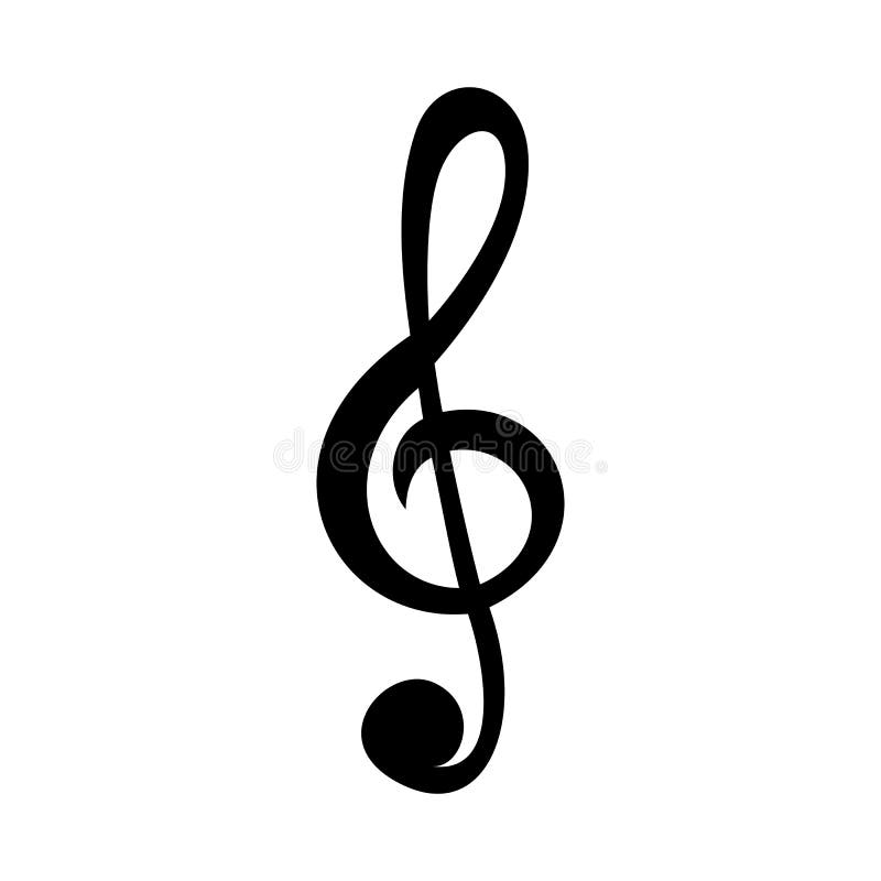 Icône de clef triple illustration de vecteur. Illustration du remarque ...