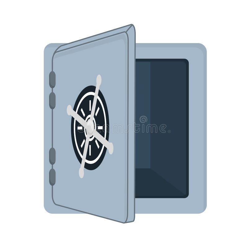 Icône De Coffre-fort Conception Financière D'article Dessin De Vecteur Illustration de Vecteur ...