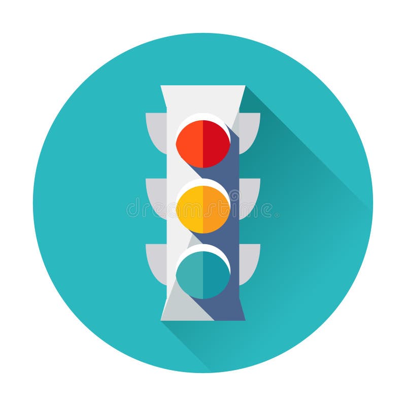 Icône De Feu De Signalisation Illustration de Vecteur - Illustration du ...