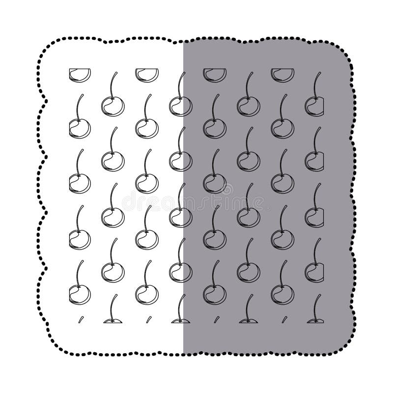 Icône De Fond De Merise De Silhouette Illustration Stock - Illustration ...