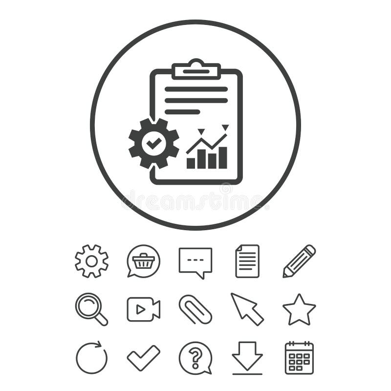 Ensemble D'icône De Gestion Des Projets Les Divers Symboles Pour ...