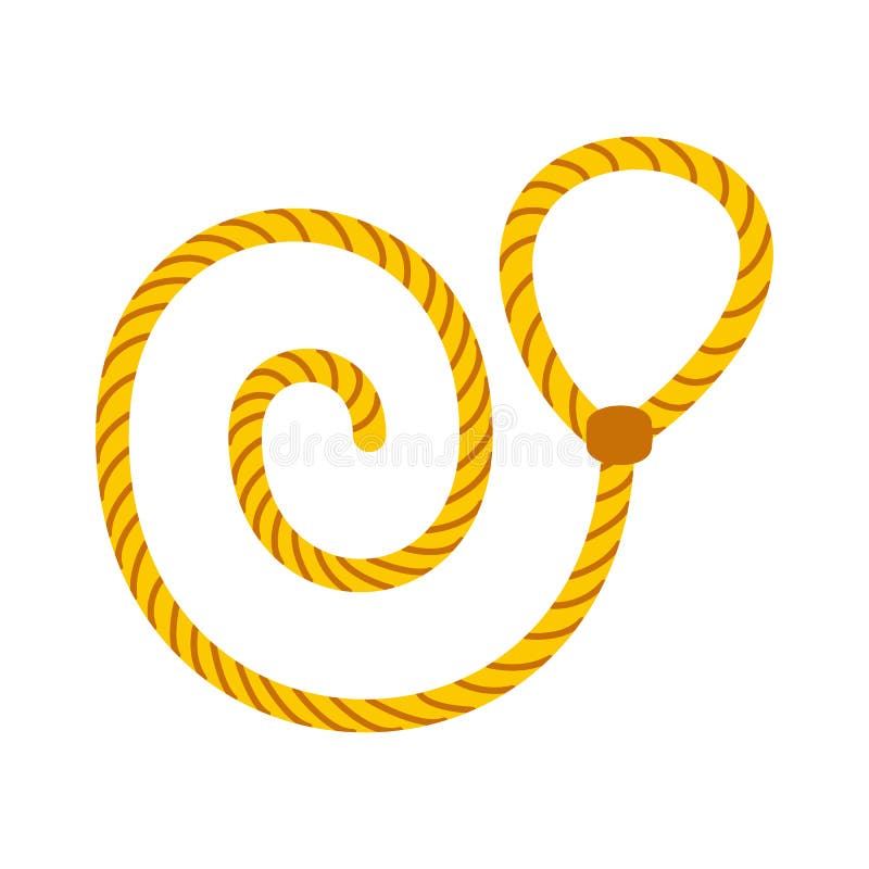 Main avec un lasso illustration de vecteur. Illustration du lasso ...