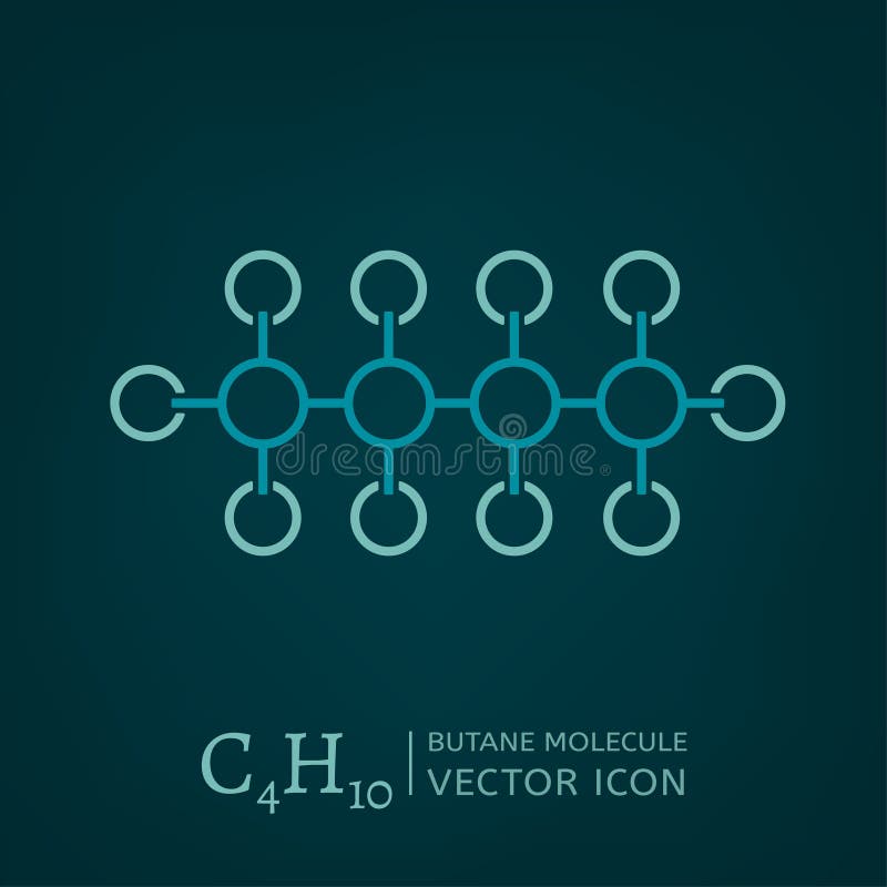 Image De Molécule De Butane Illustration de Vecteur - Illustration du ...