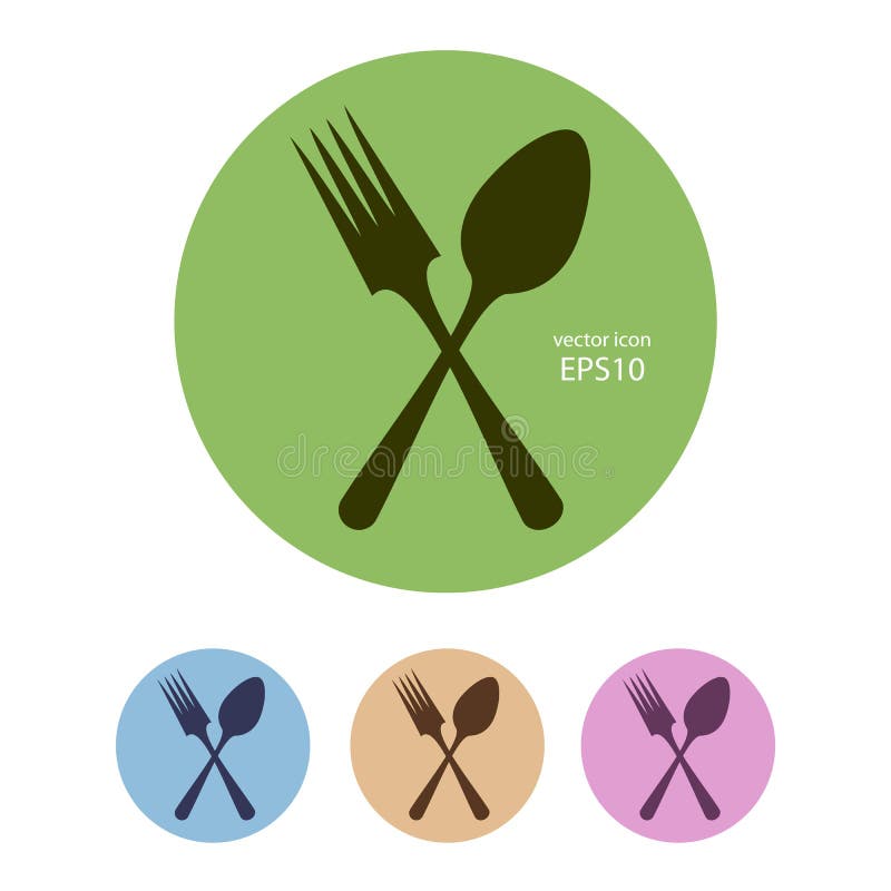 Icône de nourriture illustration de vecteur. Illustration du délicieux ...