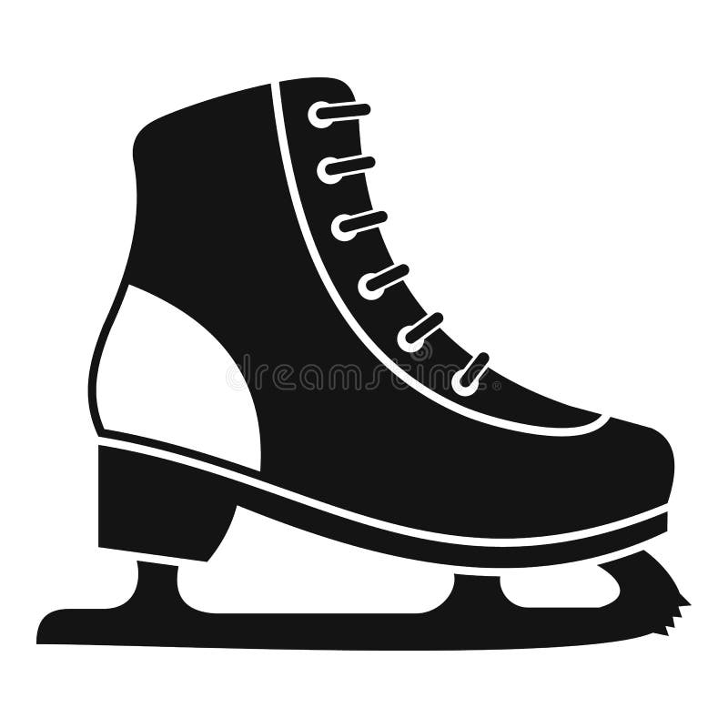 Icône De Patin De Glace, Style Simple Illustration de Vecteur - Illustration du initialisation ...