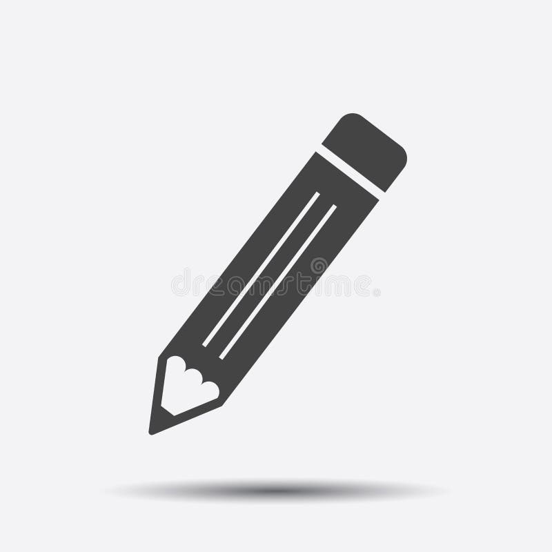 Icône De Pictogramme De Crayon Illustration de Vecteur - Illustration ...