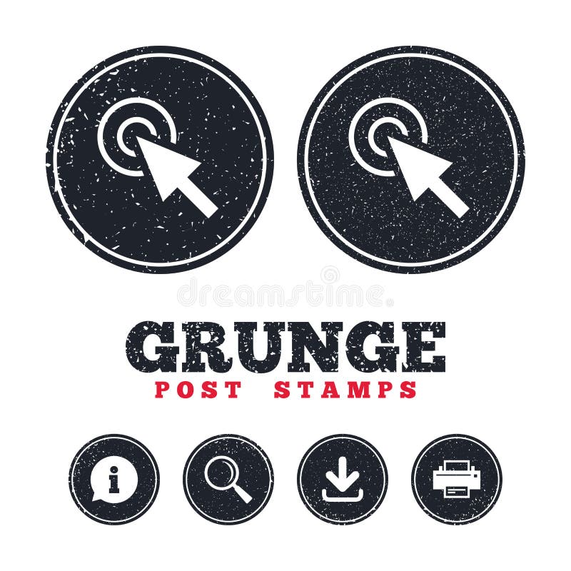 Icône De Signe De Curseur De Souris Symbole D'indicateur Illustration ...