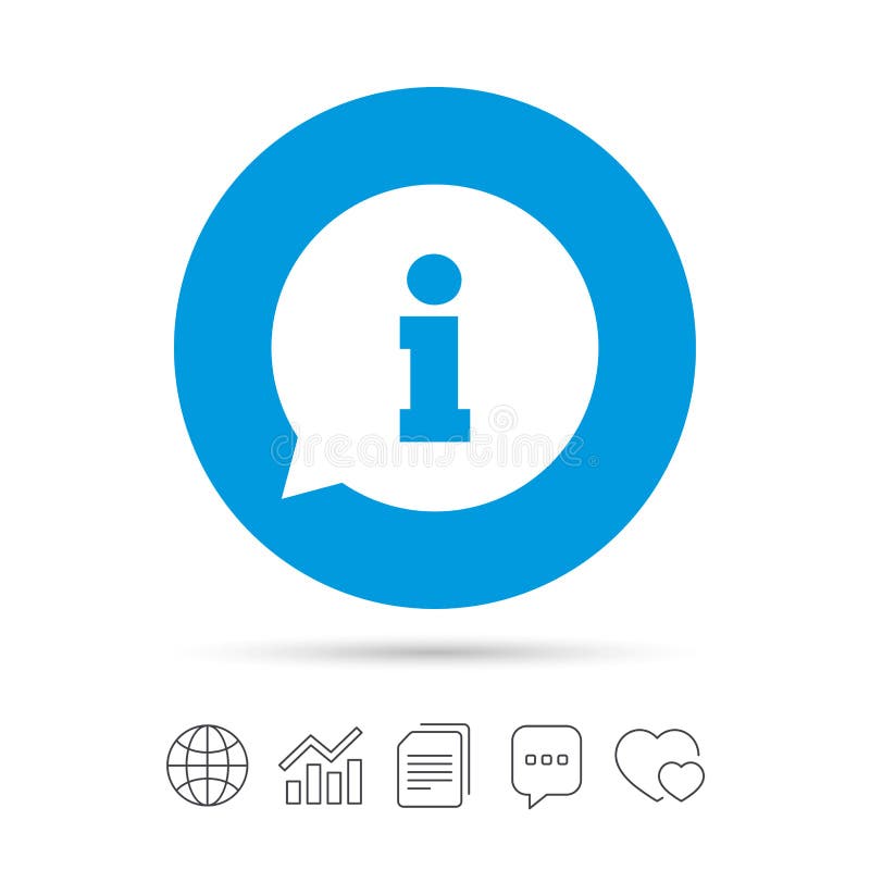 Icône De Signe De L'information Symbole D'infos Illustration de Vecteur ...