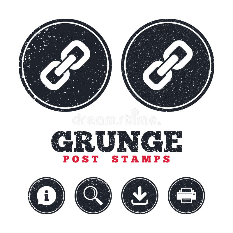 Icône De Signe De Lien Symbole De Lien Hypertexte Illustration de ...