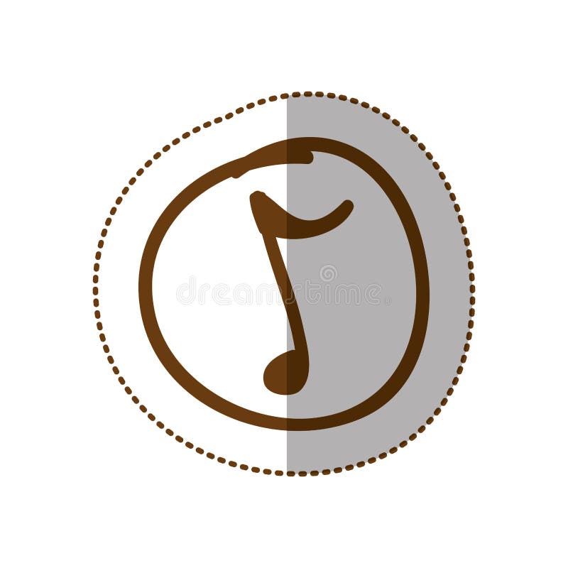Icône De Signe De Musique De Symbole Illustration Stock - Illustration ...