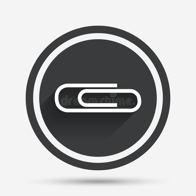 Icône De Signe De Trombone Symbole D'agrafe Illustration de Vecteur ...