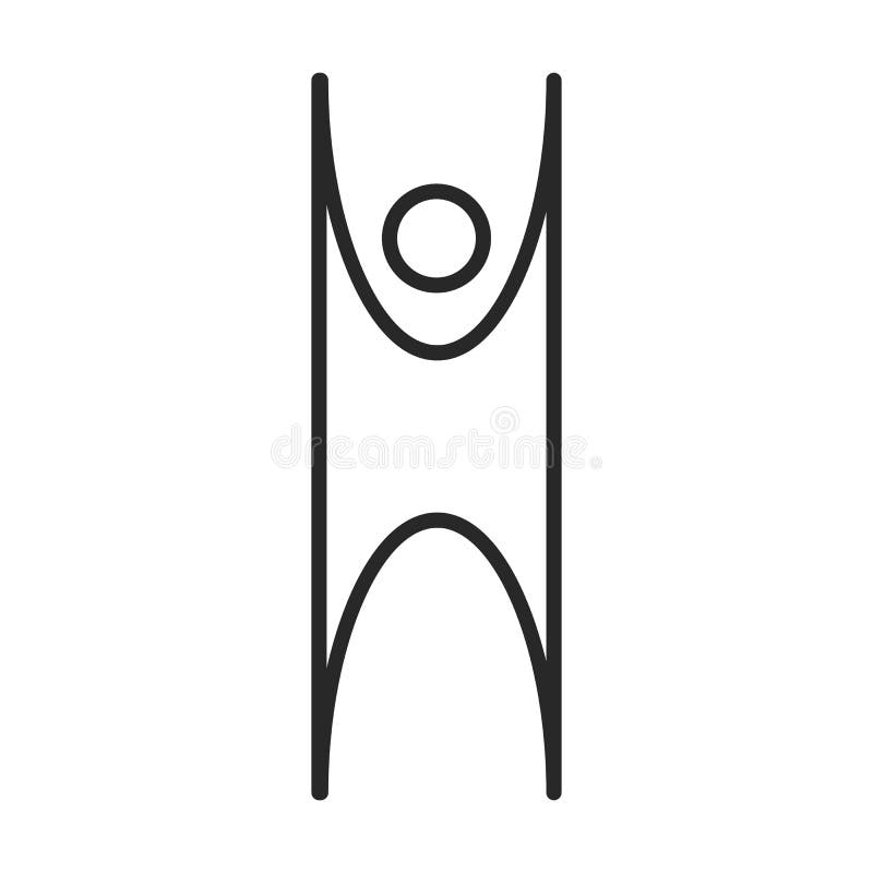 Icône De Symbole D'humanisme Illustration Stock - Illustration du ...