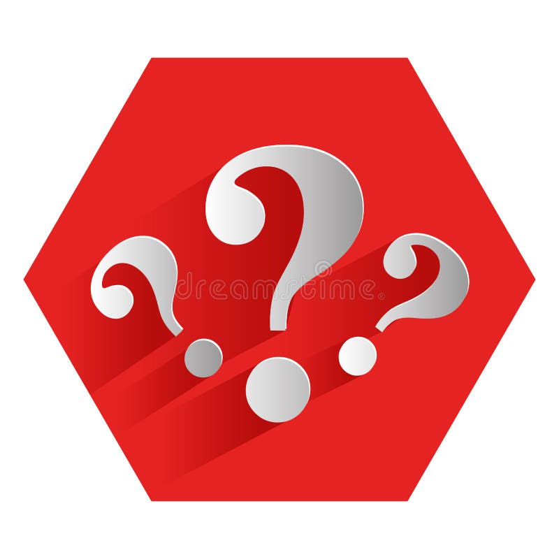 Icône De Symbole De Point D'interrogation Illustration de Vecteur ...