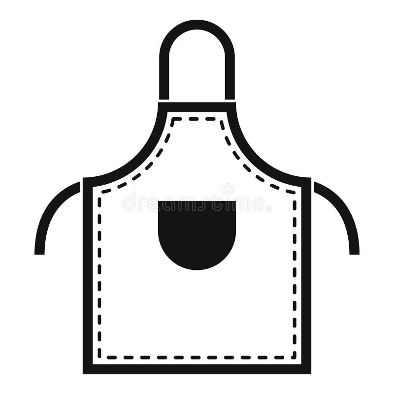 Icône De Tablier De Soudure Simple Illustration de Vecteur - Illustration du mécanicien, facile ...