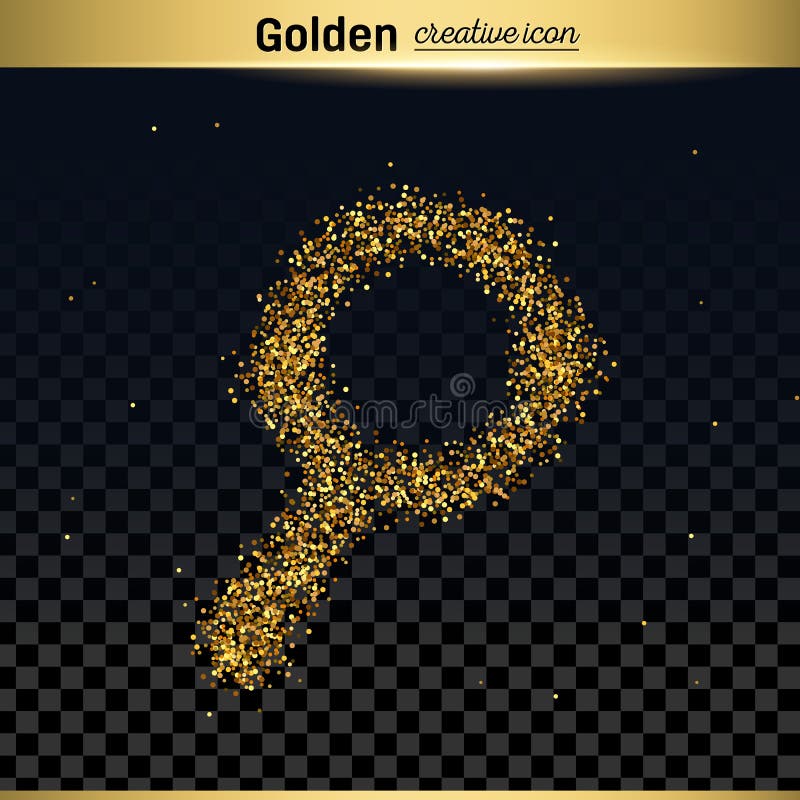 Icône De Vecteur De Scintillement D'or Illustration de Vecteur ...