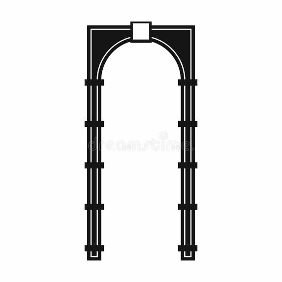 Icône De Voûte, Style Simple Illustration de Vecteur - Illustration du ...