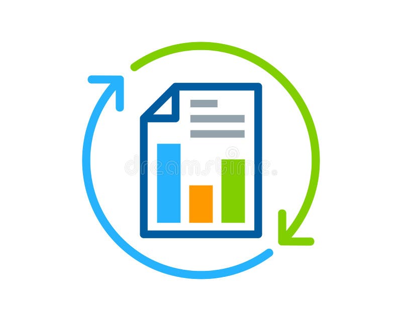 Icône Logo Design Element De Rapport De Part Illustration de Vecteur ...