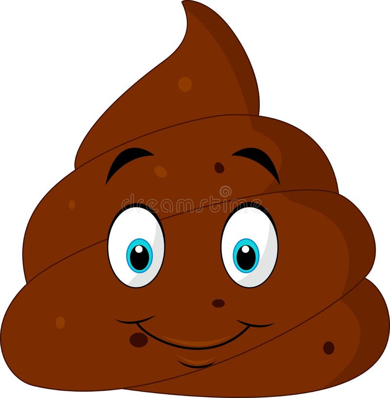 Icône Ou Emoji De Sourire De Merde De Visage Illustration de Vecteur ...