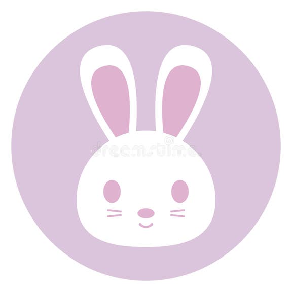 Ic?ne principale de lapin illustration de vecteur. Illustration du heureux - 145709034