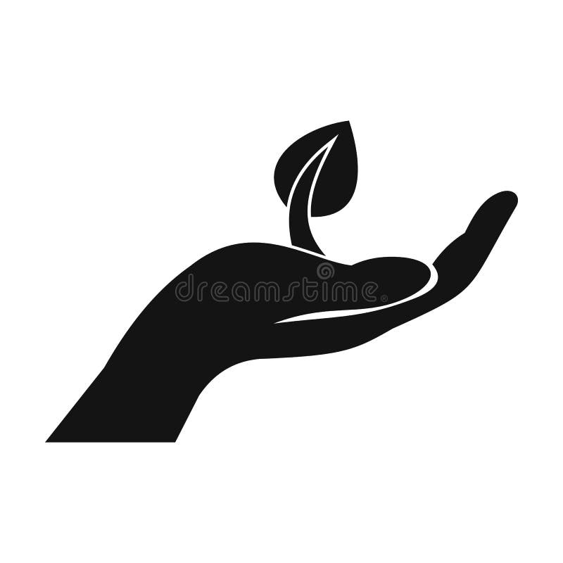 Icône Simple Disponible De Pousse Illustration de Vecteur ...