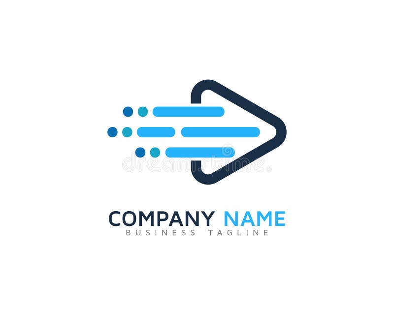 Icône Rapide Logo Design Element De Vitesse De Vitesse Illustration de ...