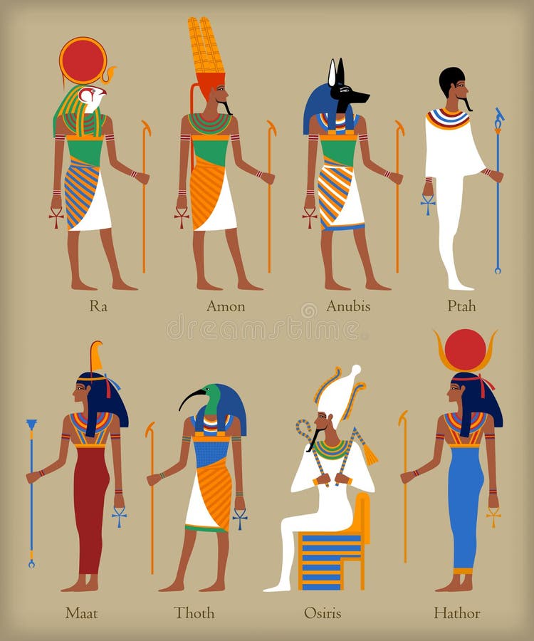 Collection D'Egypte Antique - Dieux, Divinités Et Créatures ...