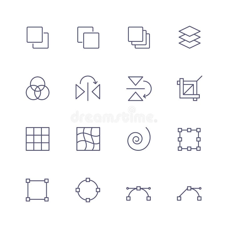 Icônes de conception illustration de vecteur. Illustration of ...