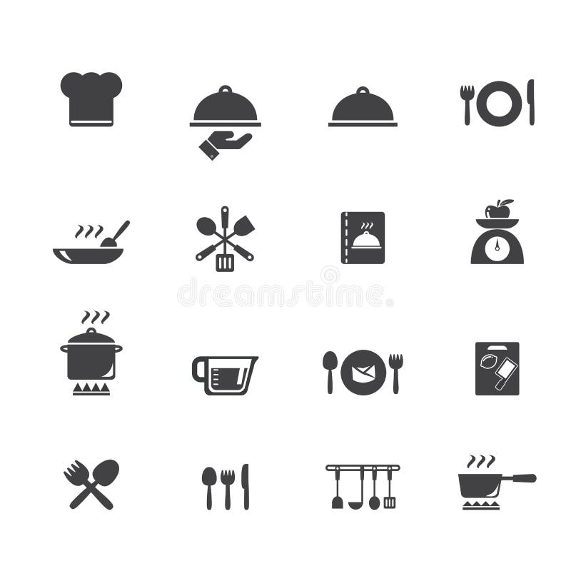 Icône de cuisinier illustration de vecteur. Illustration du conception ...