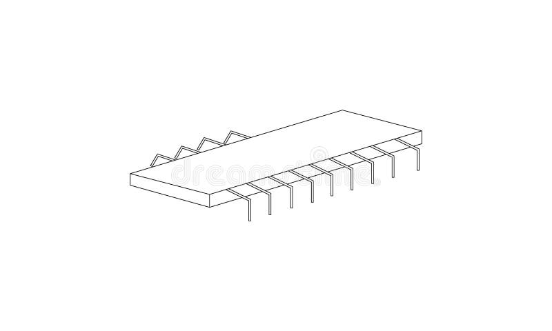 IC Vector Icon Flat Style Graphical Symbol. Stock Illustration ...