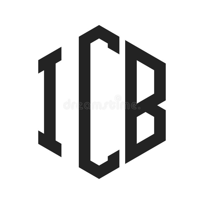ICB Logo Design. Initial Letter ICB Monogram Logo Using Hexagon Shape ...