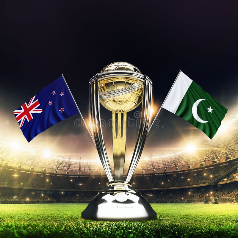 Icc Cricket World Cup 2023 Flags with Trophy Editorial Stock Photo ...
