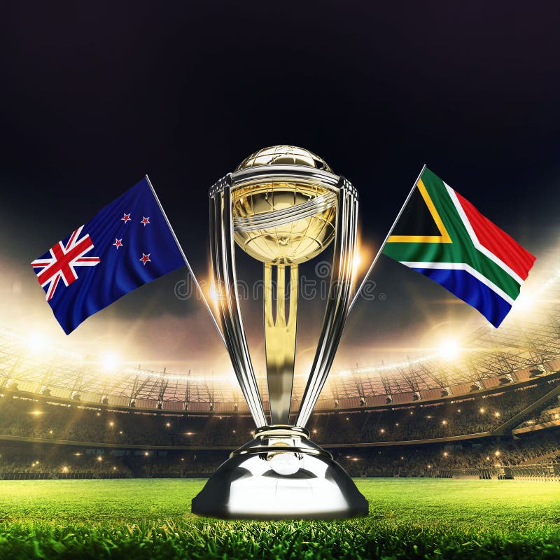 Icc Cricket World Cup 2023 Flags with Trophy Editorial Photography ...