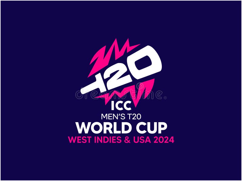 ICC Men S T20 World Cup Logo 2024 Stock Illustration - Illustration of ...
